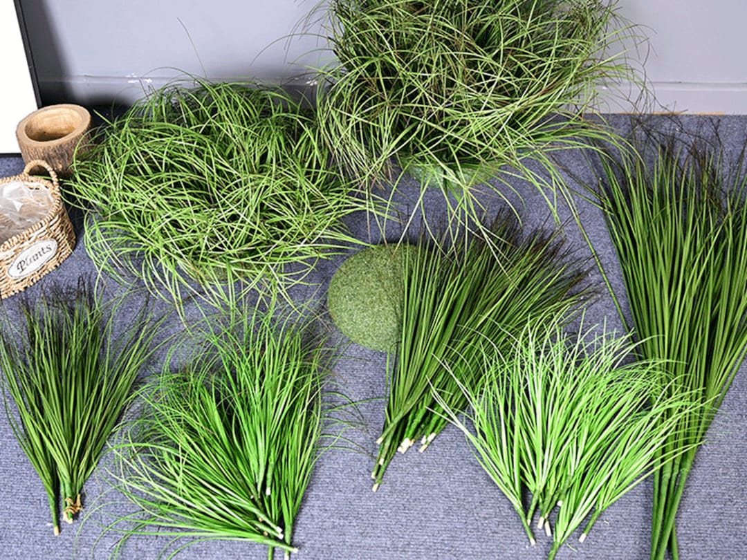 Artificial Grass Craft, Fake Reed Leaves, Rustic Straw Bale, Realistic ...