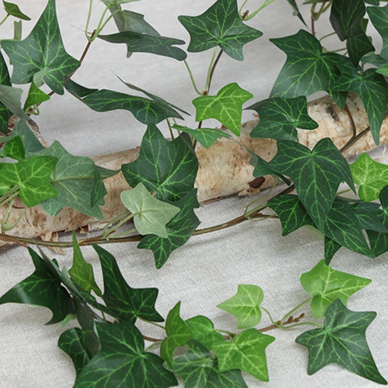 Artificial Long Ivy Fake Vine With Rich Foliage Home Green Leaf Floral ...