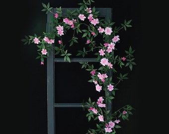 Artificial Climbing Rose Vine Wall Hanging Rosa Trailing - Etsy