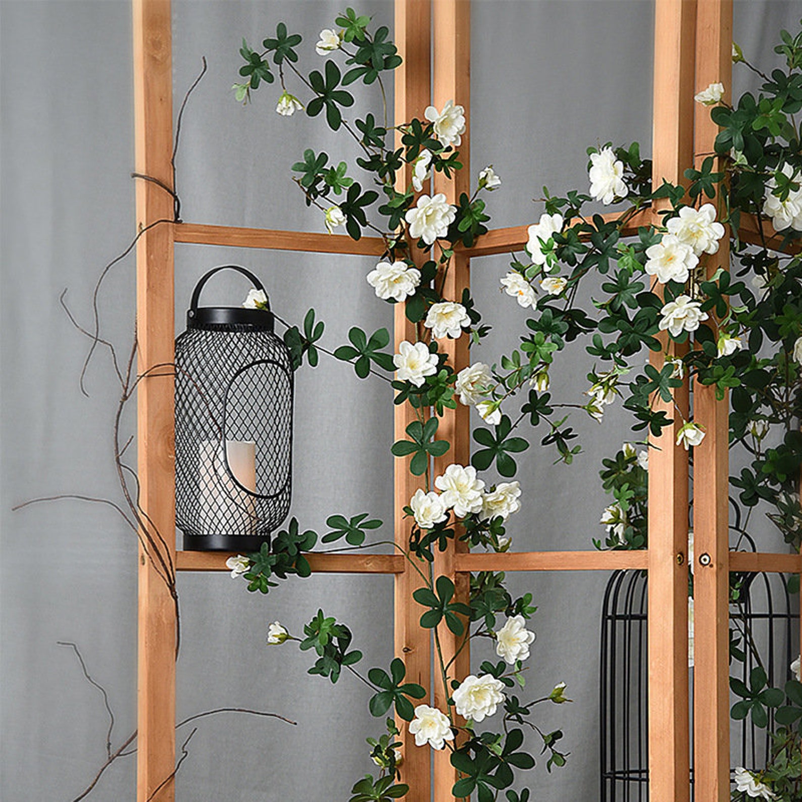 Fake Climbing Rose Long Vine Wall Hanging Artificial Rosa - Etsy
