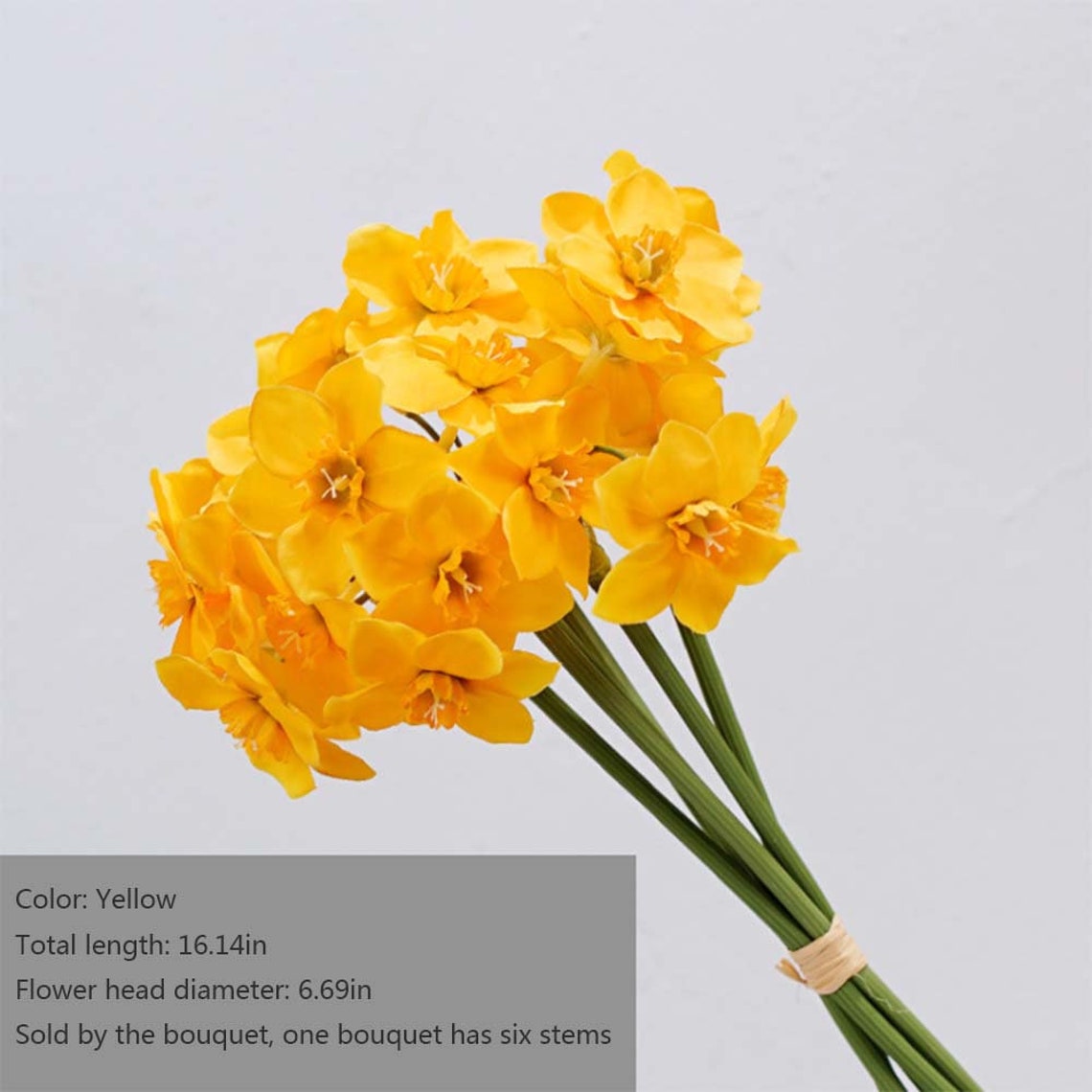 Fake Daffodil Stem Bouquet Artificial Narcissus Bundle Quality - Etsy
