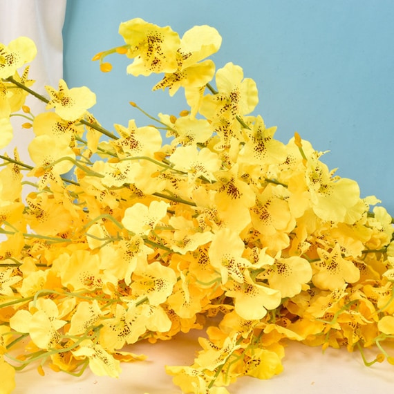 Artificial Dancing Lady Orchid Fake Butterfly Flower Stem Home | Etsy