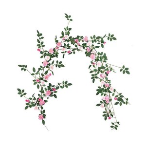 Trailing Rose Vine Arrangement, Artificial Climbing Flower, Wall ...