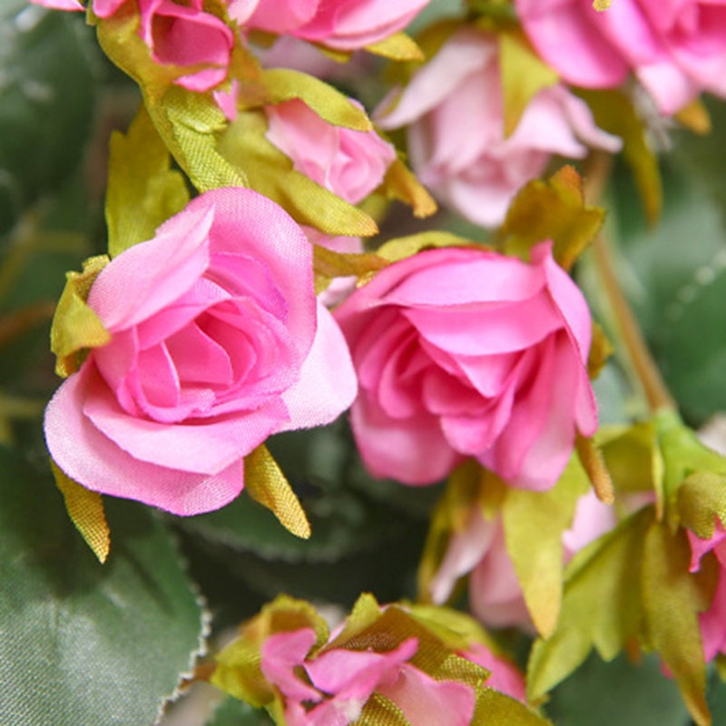 Artificial Rose Wall Hanging With Rich Foliage Fake Flower - Etsy