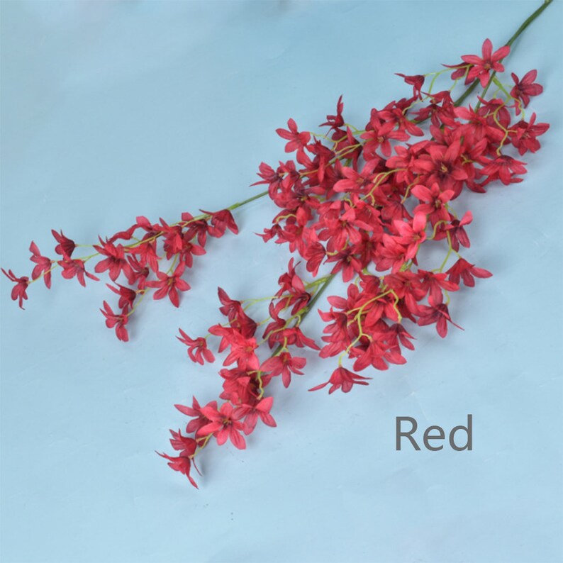 Artificial Orchid Long Stem Fake Dancing Lady Flower Living | Etsy