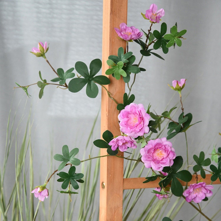 Fake Climbing Rose Long Vine Wall Hanging Artificial Rosa - Etsy