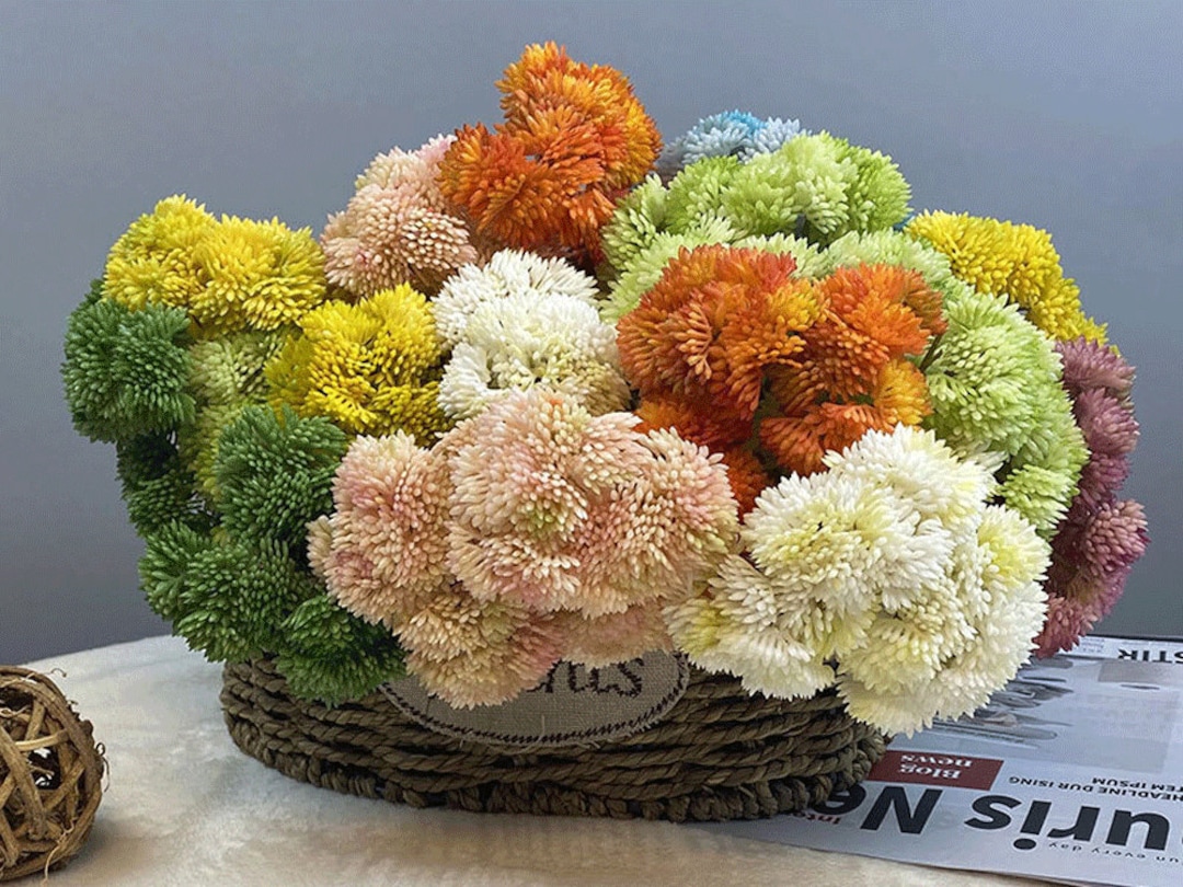 Artificial Cauliflower Stem, Faux Small Fruit Branch, Living Room ...