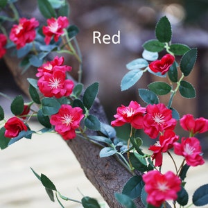 Trailing Rose Vine Arrangement, Artificial Climbing Flower, Wall ...