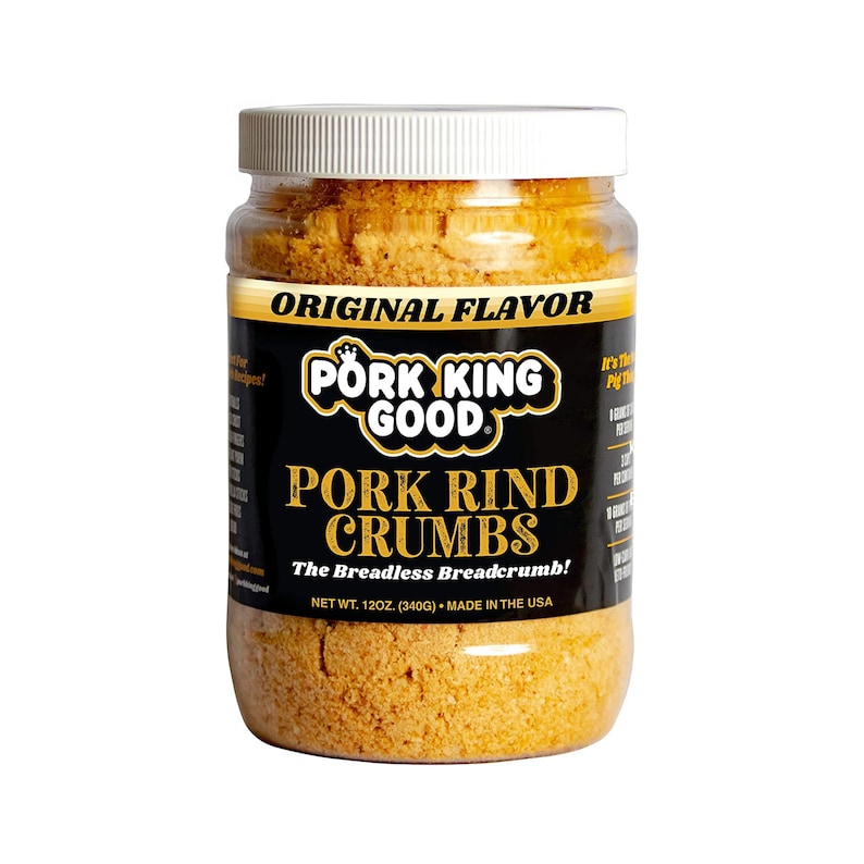 Pork King Good Keto Pork Rind Crumbs Original Zero Carb | Etsy