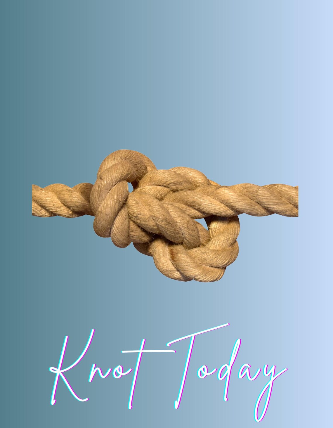 Funny Knot Today Pun Unisex Tee, T-shirt for Joke Lovers, Cotton Shirt ...