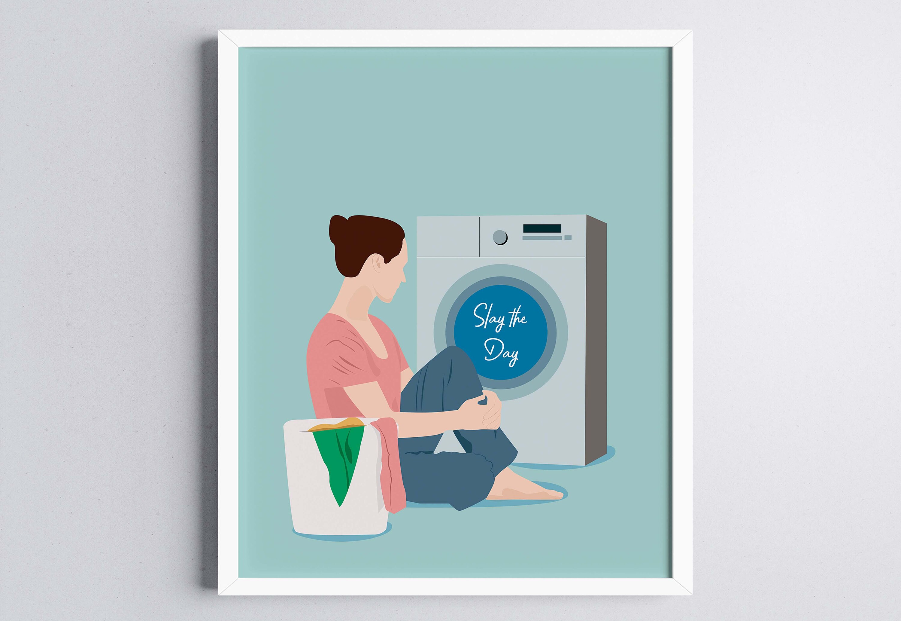 Laundry Day Art Print - Etsy