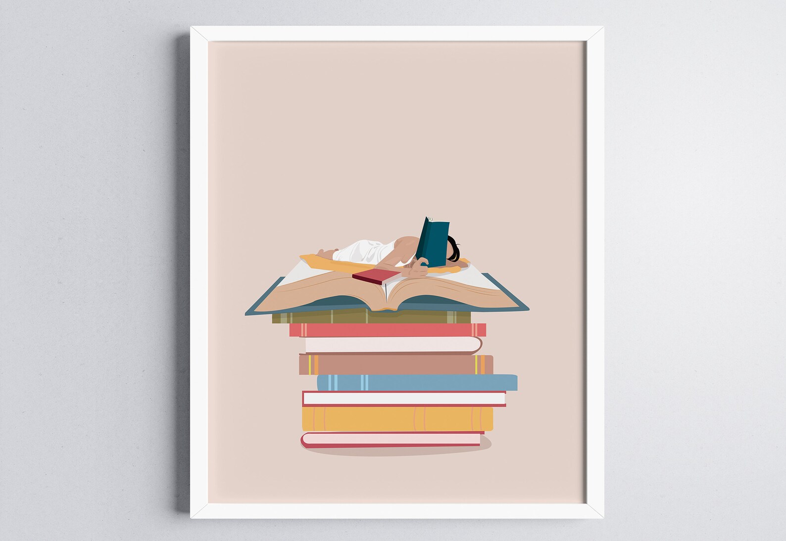 Book Lover Art Print Bundle Set of 5 Art Prints Digital - Etsy