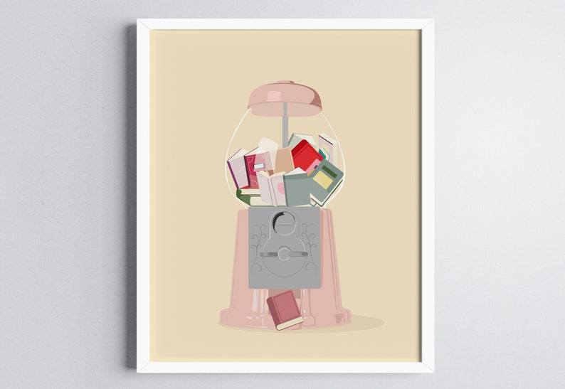 Book Lover Art Print Bundle Set of 5 Art Prints Digital - Etsy