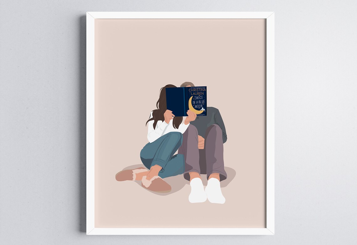 Book Lover Art Print Bundle Set of 5 Art Prints Digital - Etsy