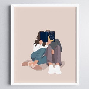 Book Lover Art Print Bundle Set of 5 Art Prints Digital Download ...