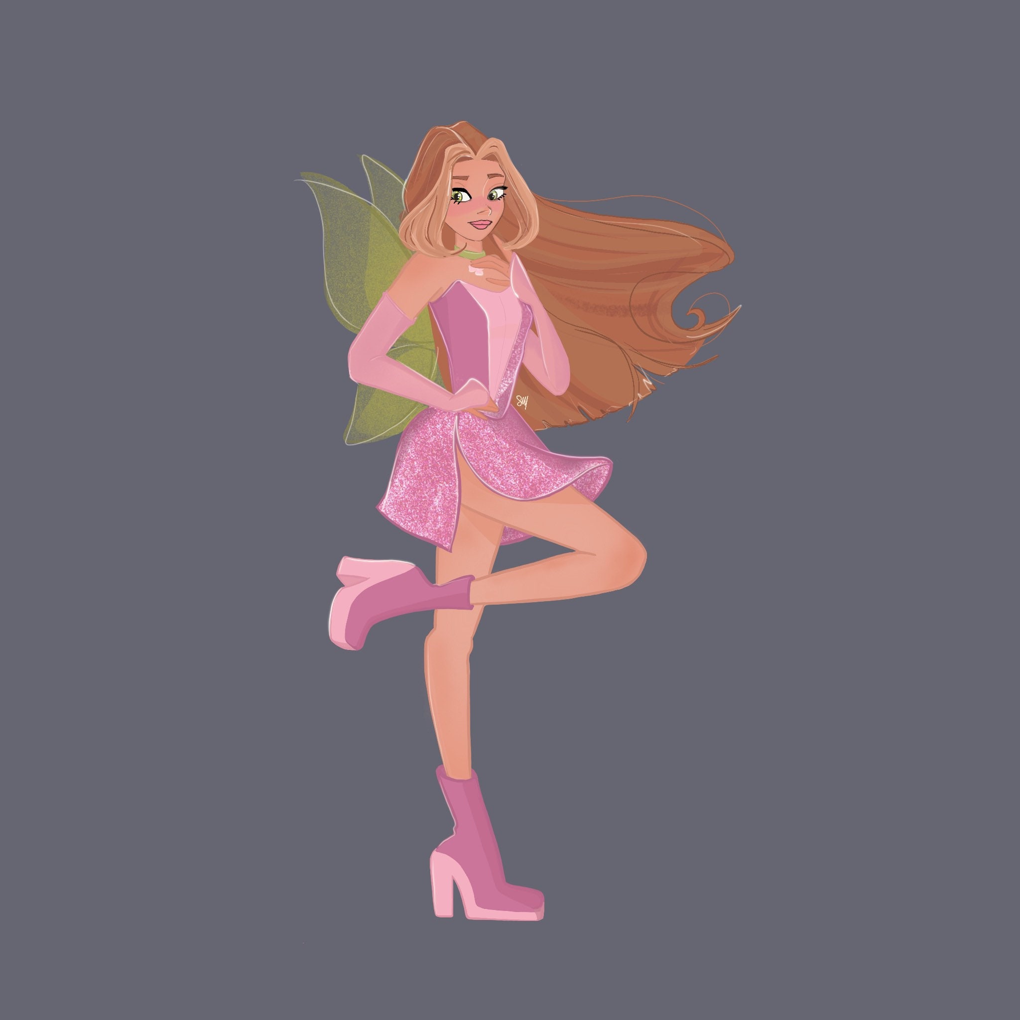 Winx Club Flora Dress Up