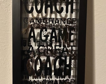 Custom Personalized Shadow Box With Paper Flowers Inside - Etsy