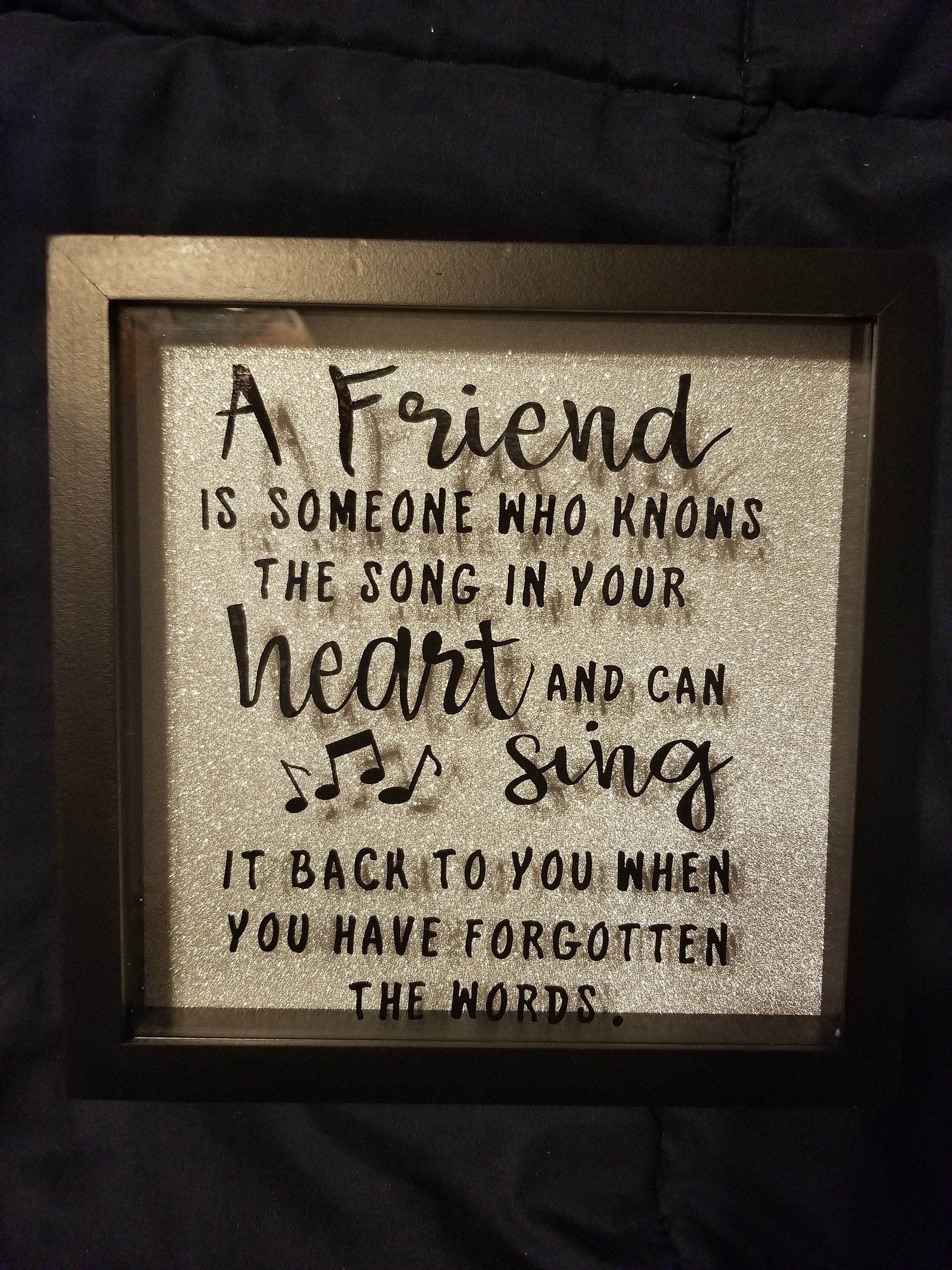 Friend Shadow Box - Etsy