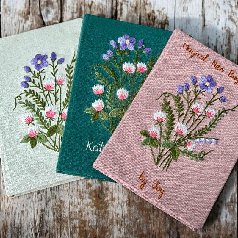 Embroidered Notebook - Etsy