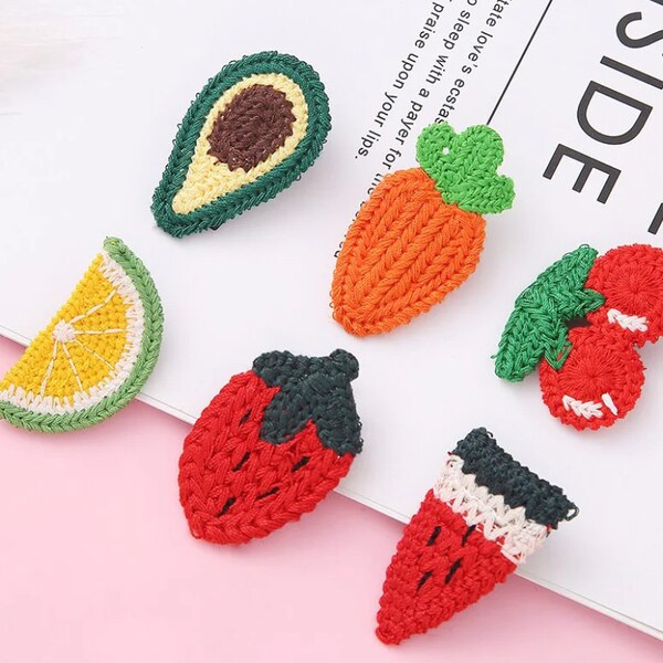 Crochet Hair Clips - Etsy