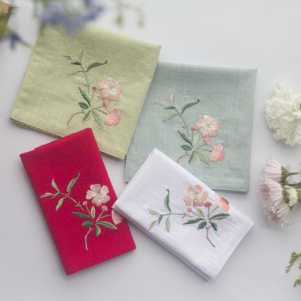 Embroidered Handkerchief - Etsy