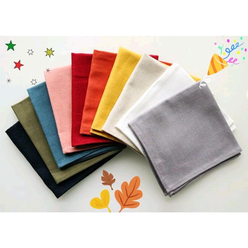 Handkerchief Solid Color - Etsy