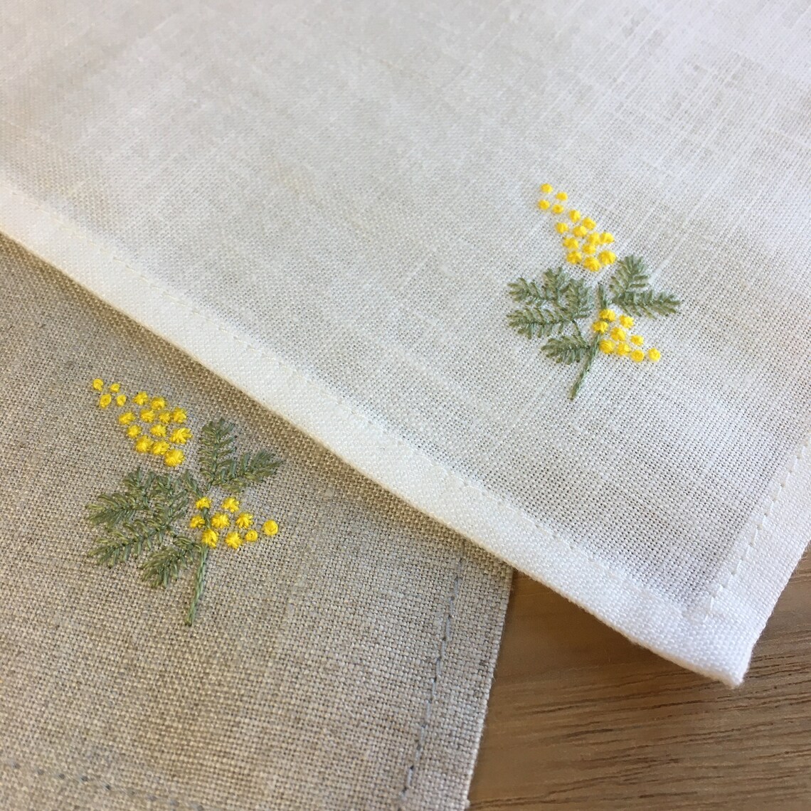 Linen Handkerchiefbeautiful Floral Handkerchief Hand - Etsy