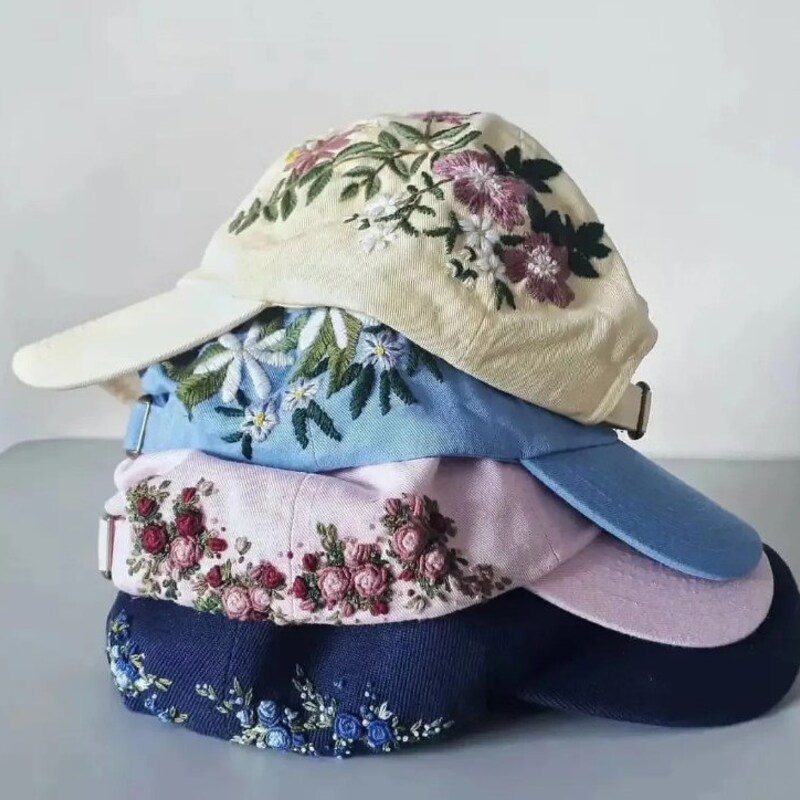 Flower Baseball Cap - Etsy