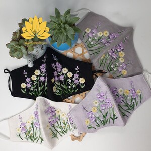 Decorated Face Mask - Etsy