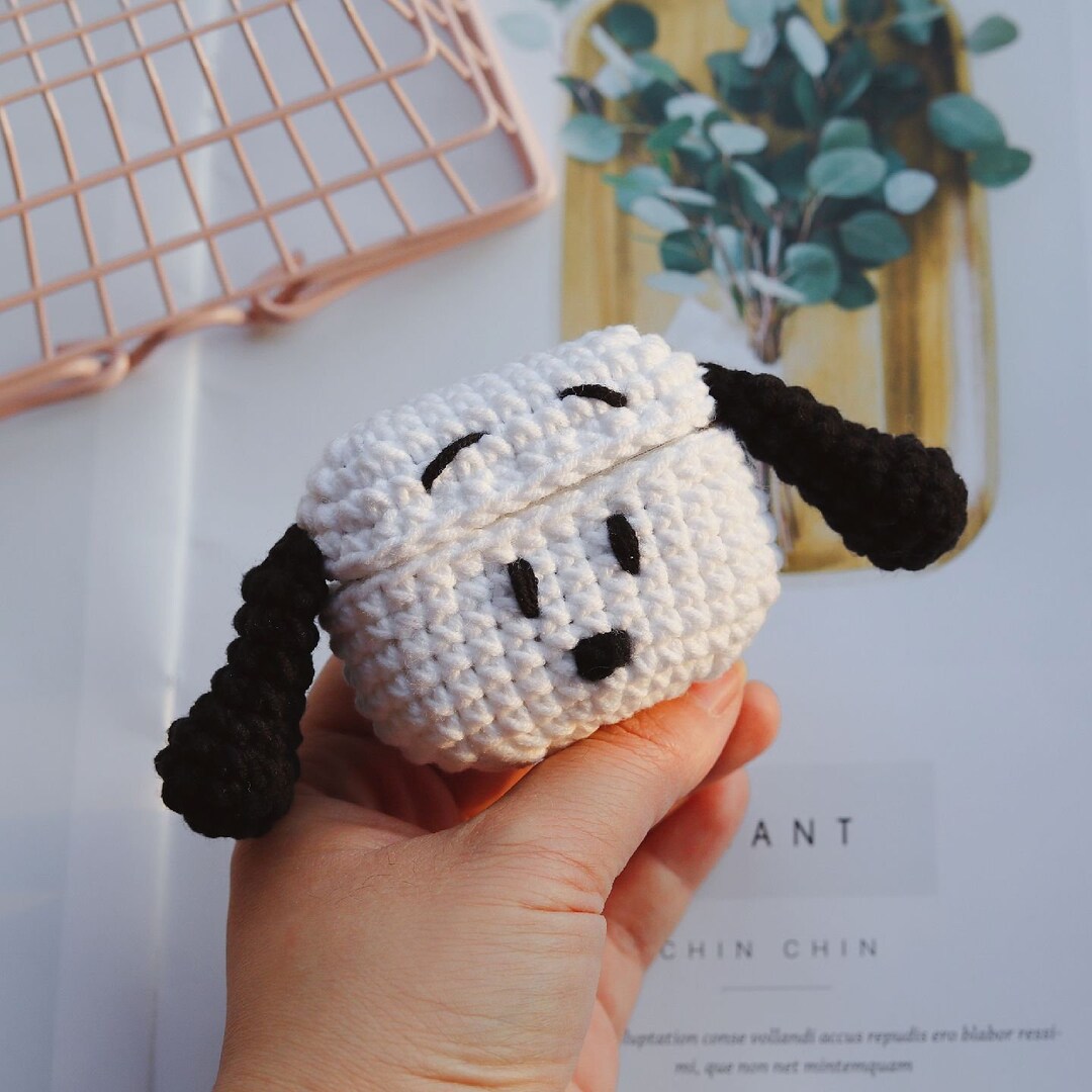 Cute Dog Airpods 1/2, Pro, Pro 2/3 Case Headphone Case, Dog Crochet ...