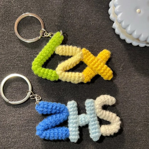 Crochet Keychain - Etsy