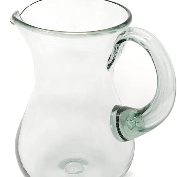 Clear Glass Pitcher - Etsy