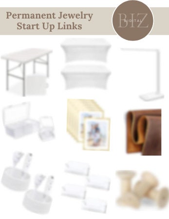 Permanent Jewelry Clickable Links Permanent Jewelry Business Start up ...