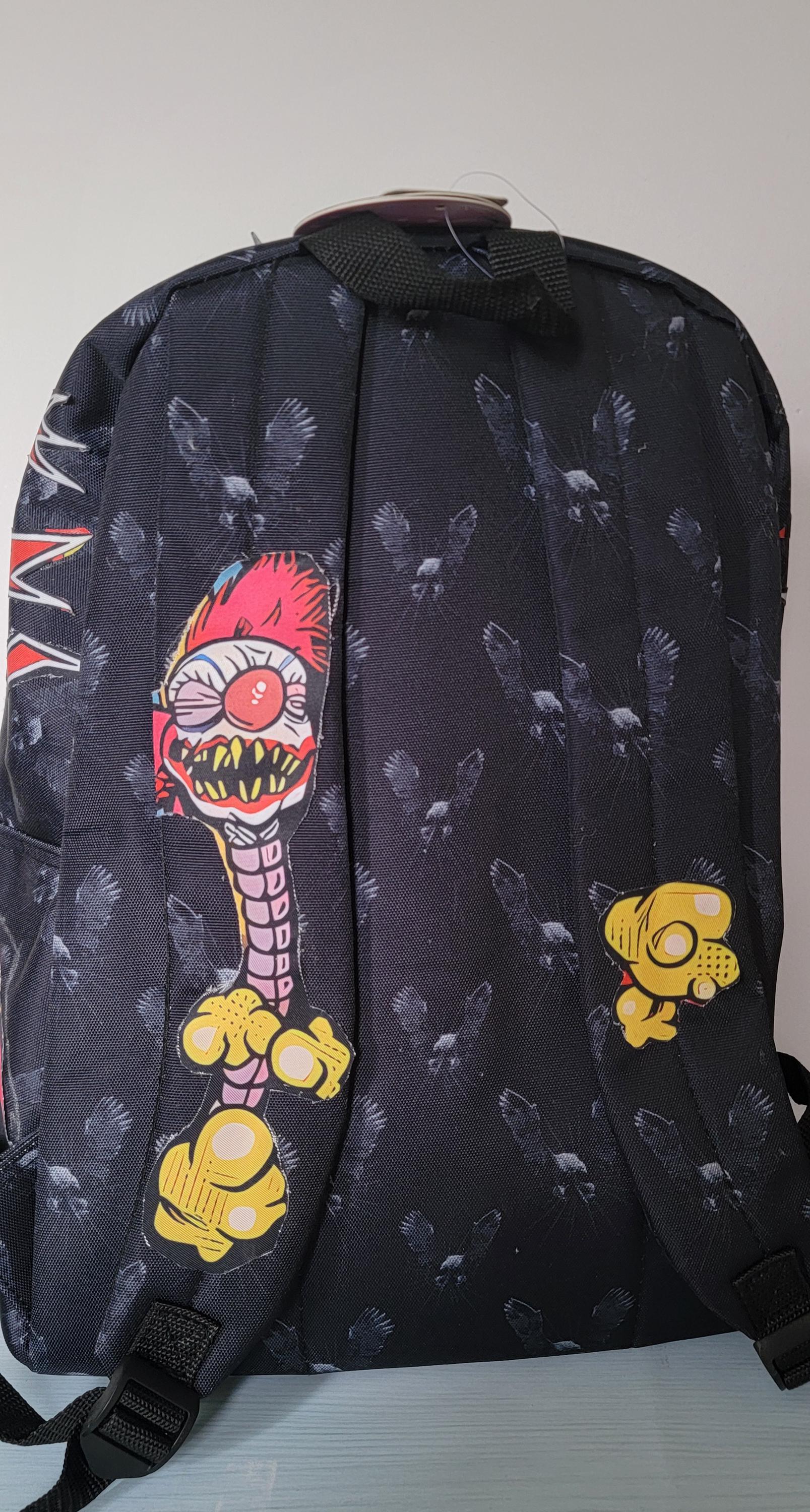 Scary Movie Backpack/gothic Backpacks/goth Casual Backpack Full Size 17 ...