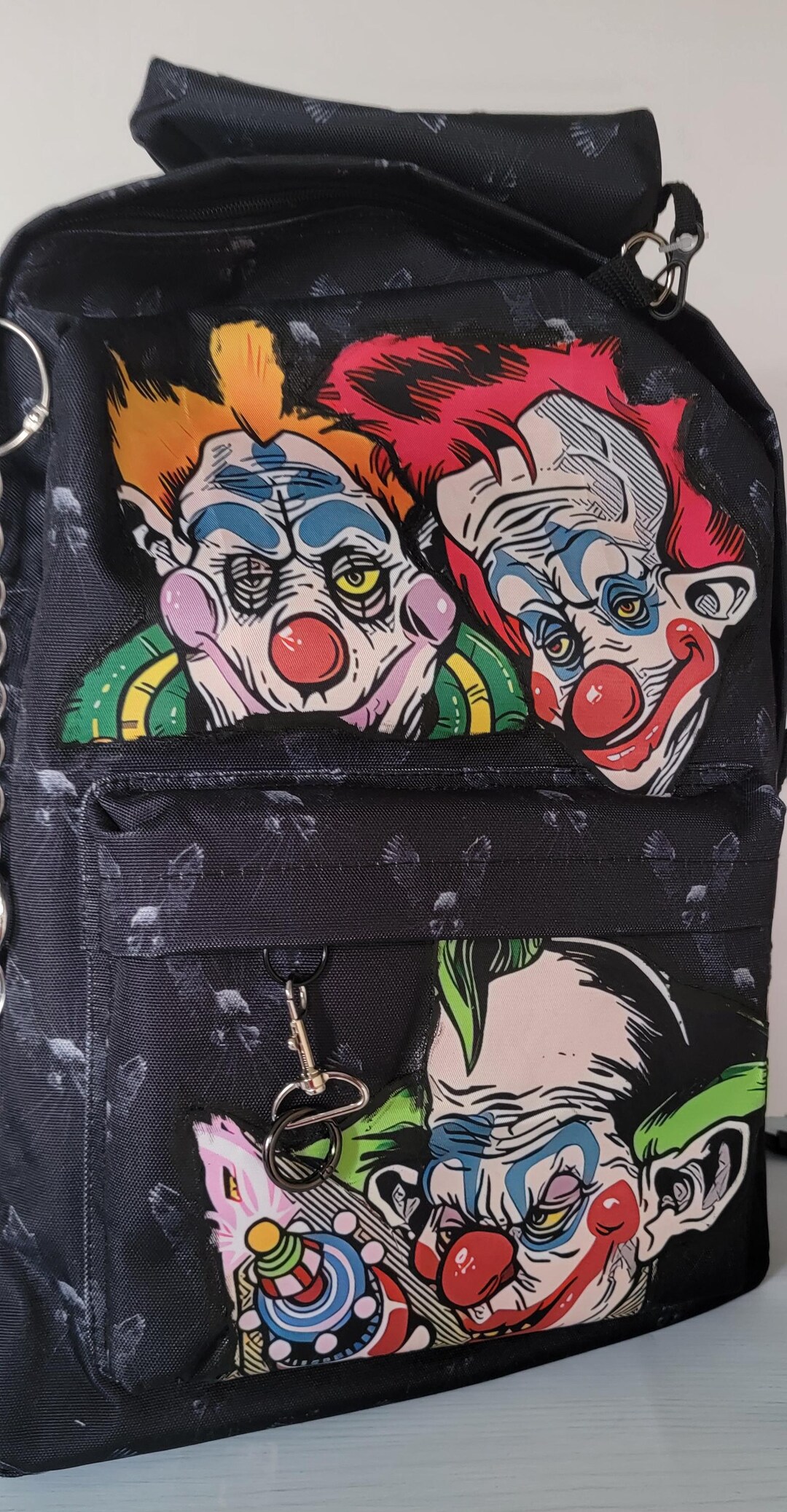 Scary Movie Backpack/gothic Backpacks/goth Casual Backpack Full Size 17 ...