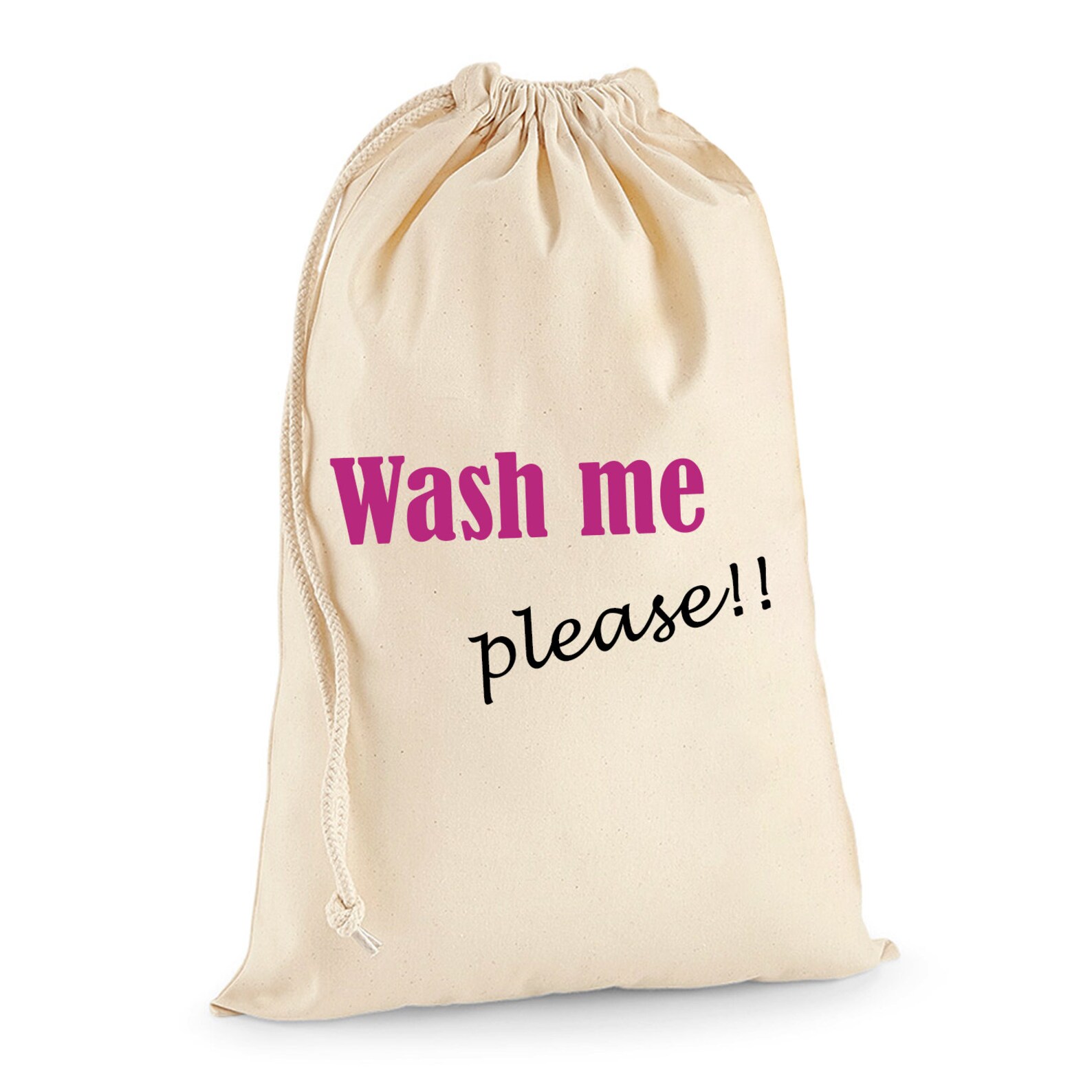 Custom Made Laundry Bag 100% Cotton Extra-large Heavy Duty Cloth Bag in ...