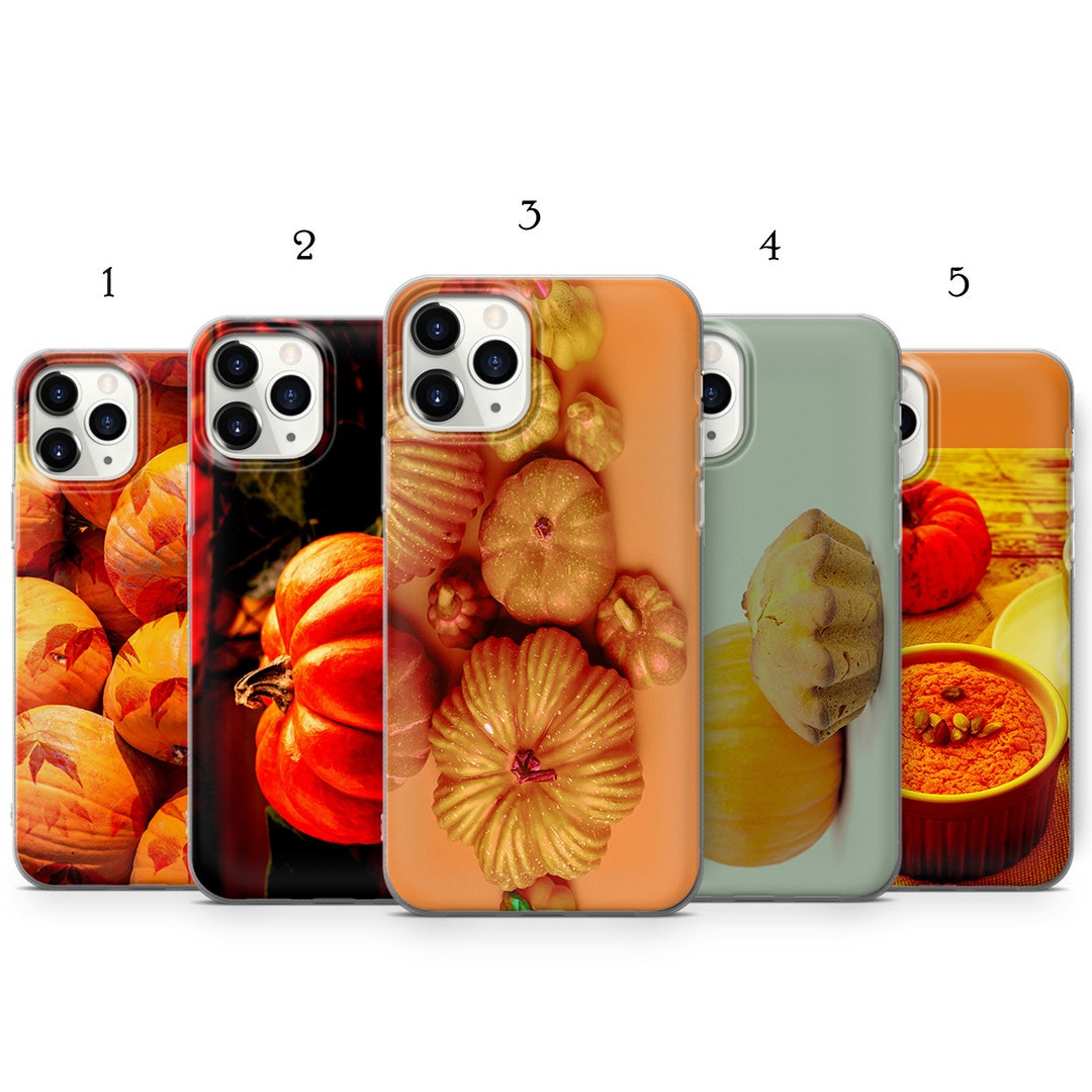 Festive Pumpkin Halloween Silicone Phone Case | iPhone 7/8/SE, 11 Pro ...