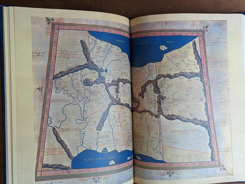Vintage Cosmography Book: Ptolemy's Maps, 1990 Hardcover - Etsy