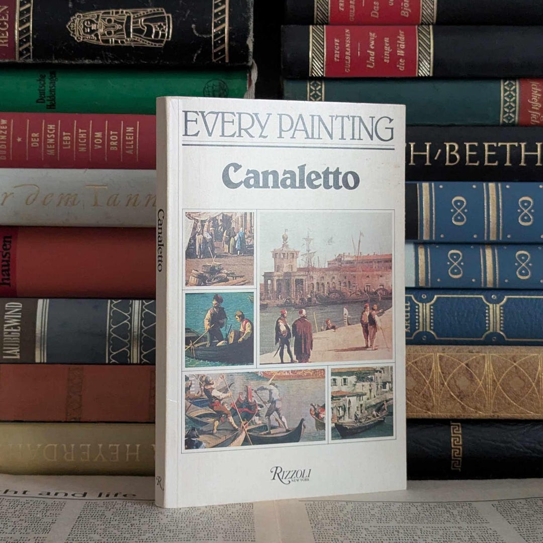 Canaletto Every Painting Vintage Art Book Printed in Italy 1980. 18th ...