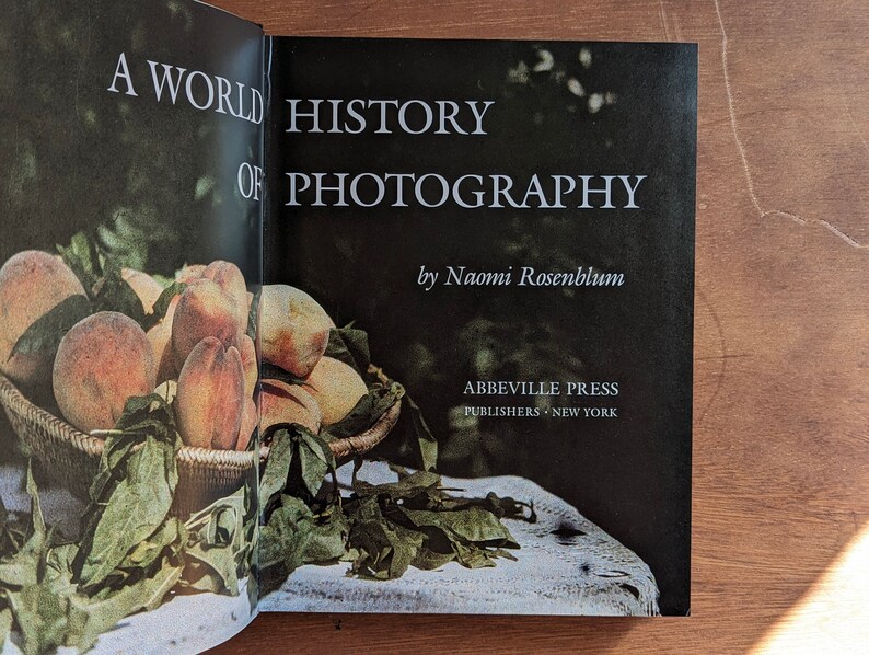 Vintage Photography History Art Book - 1984 Abbeville Press - Etsy