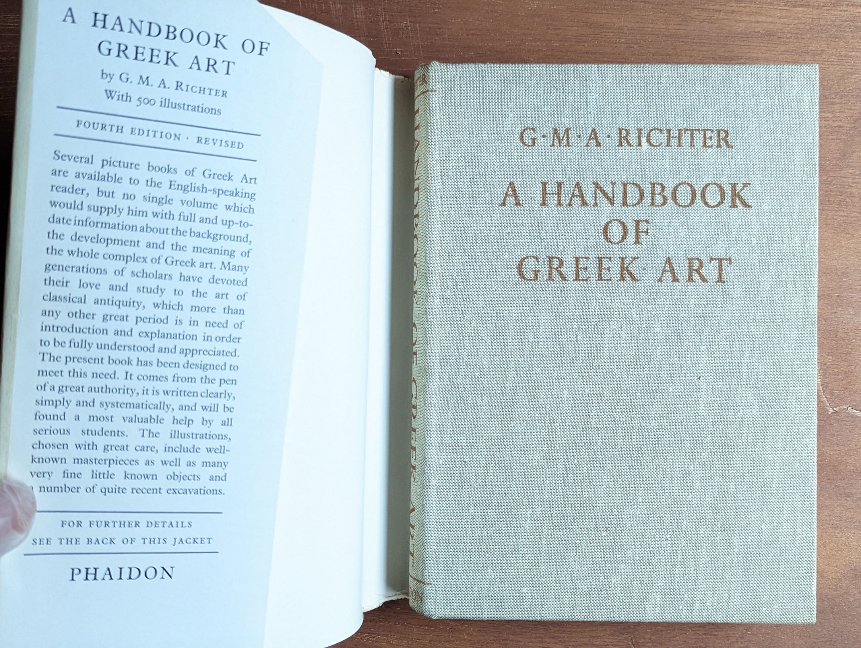 Greek Art A Handbook 1965 Vintage Art Book Phaidon Press - Etsy
