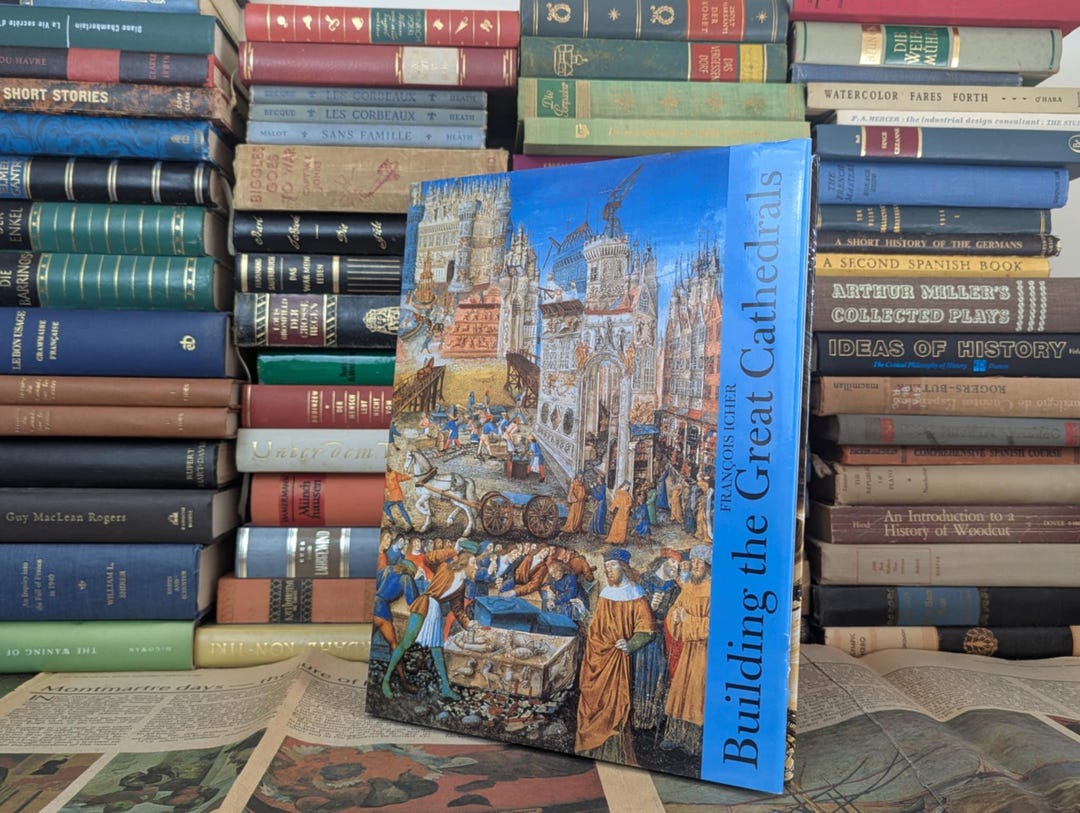 Building the Great Cathedrals 1998 Vintage Art Book Abrams Hardcover ...