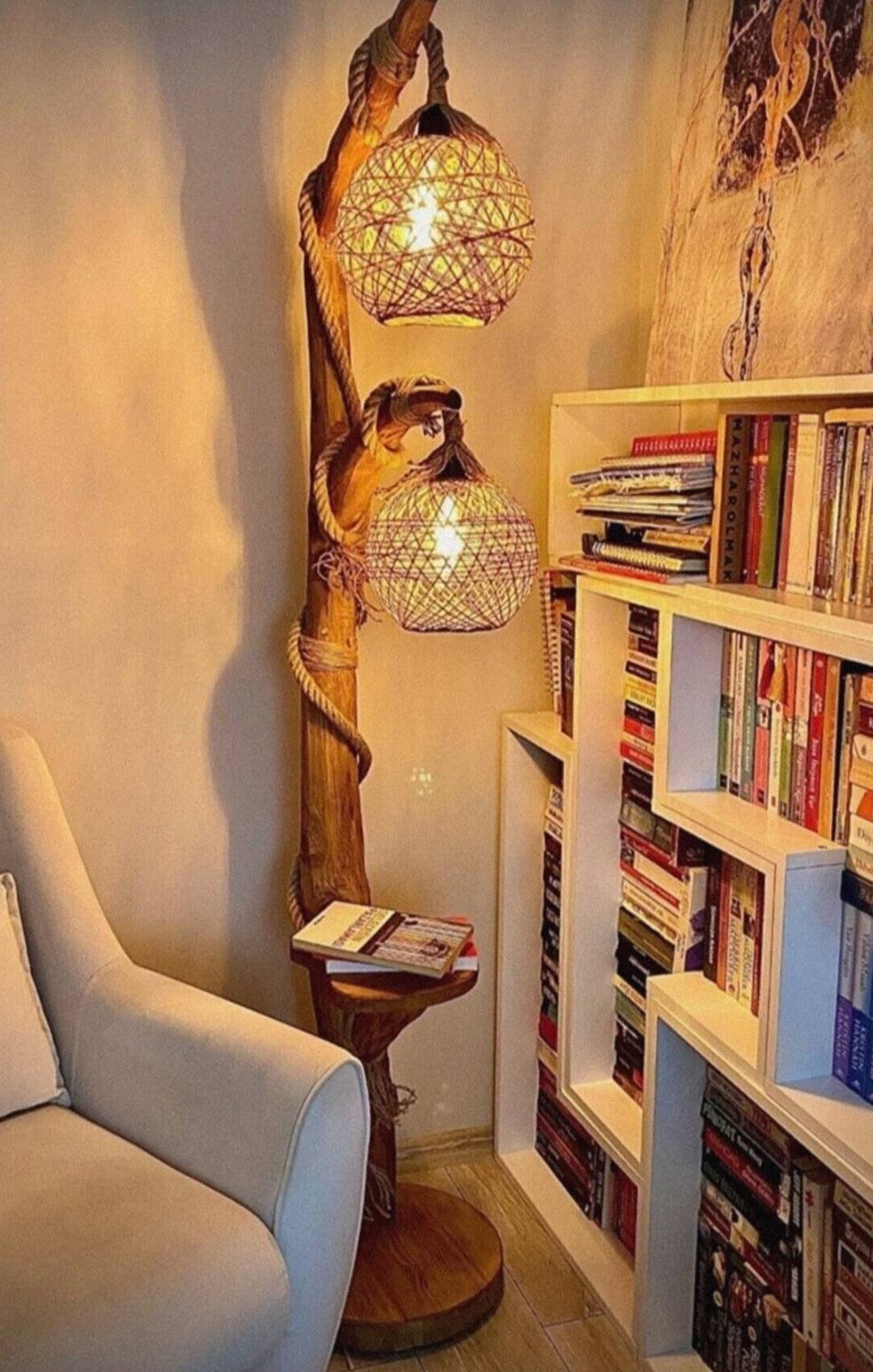Home Decor, Lamp, Tree Degins Floor Lamp Gift, Vintage Lamp 140 Cm 55 ...