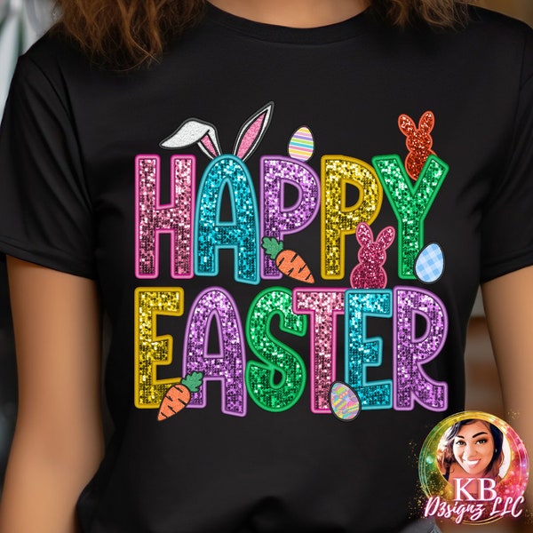 Happy Easter DTF Transfer Ready to Press, Coquette Easter Bunny Apply ...