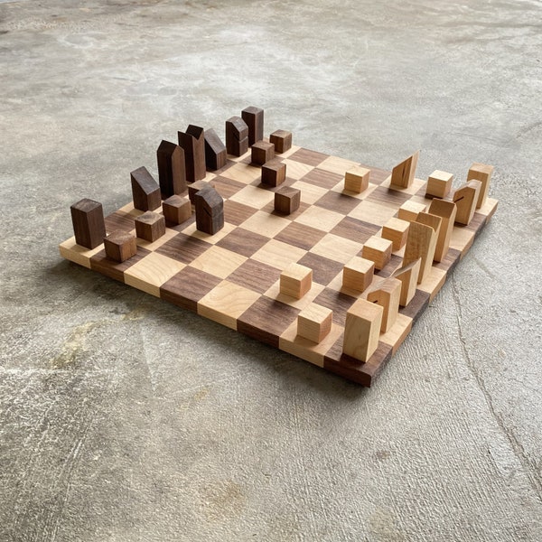 Modern Chess Set - Etsy
