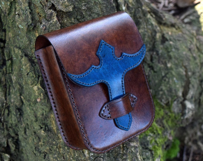 Handmade Leather Belt Pouch of Possibilities LARP - Etsy UK
