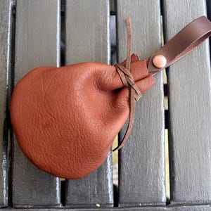 Handmade Leather Drawstring Belt Pouch: LARP, Re-enactment, Dnd - Etsy