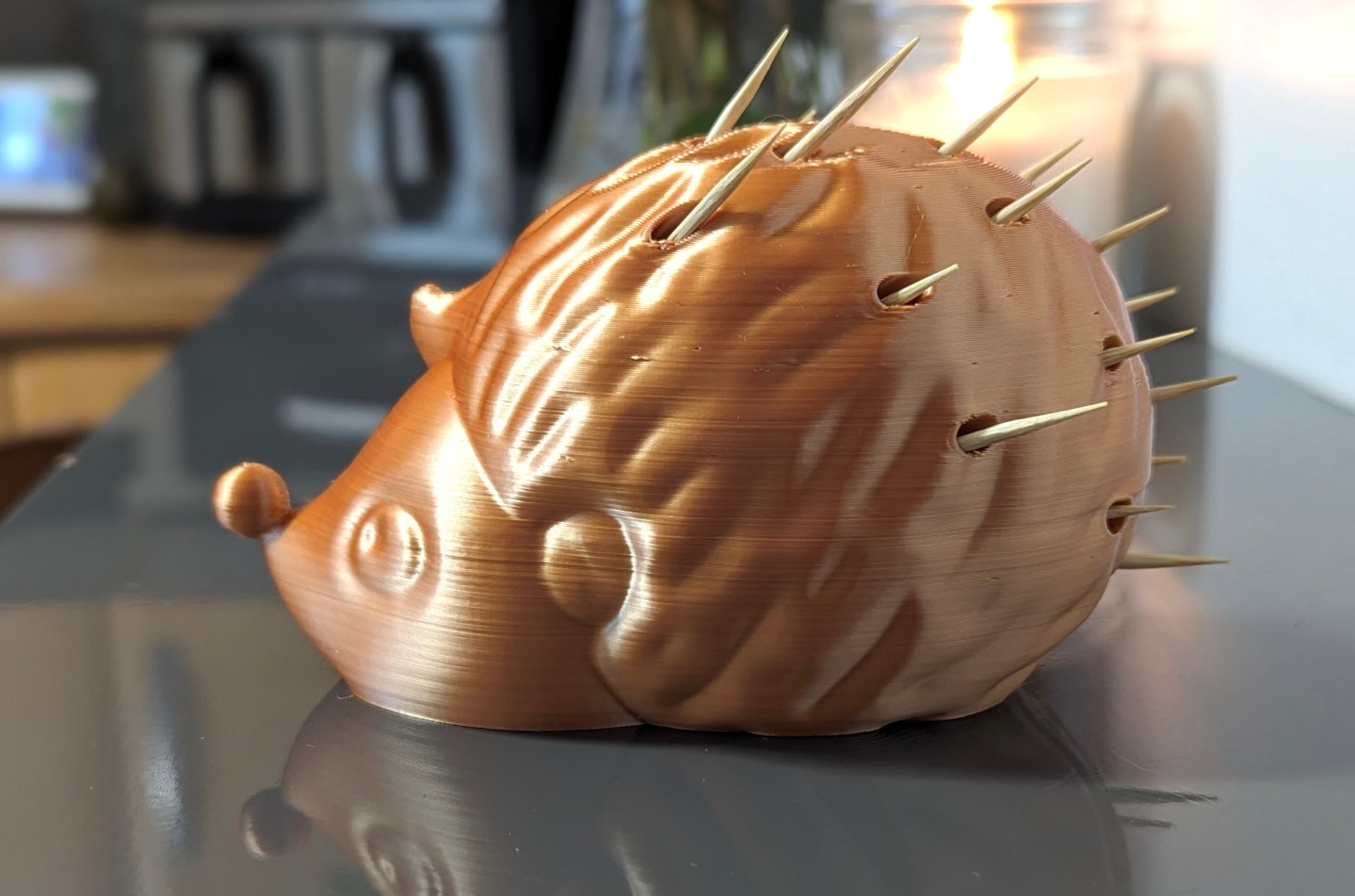 STL FILE Eddy the Hedgehog Downloadable STL 3D File for Toothpick ...