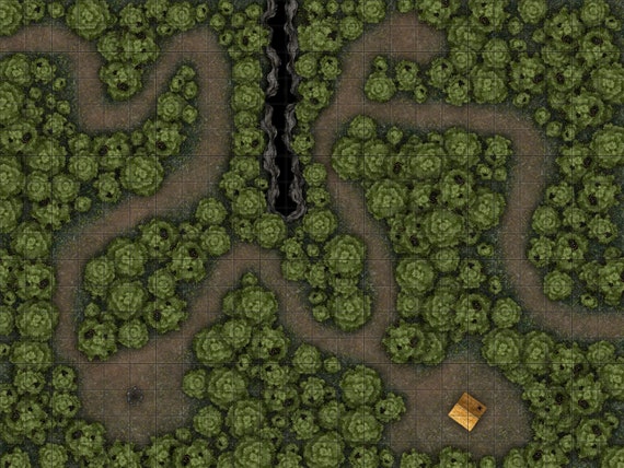Whispering Woods Map Pack 2 Maps for RPG Gaming Fantasy | Etsy