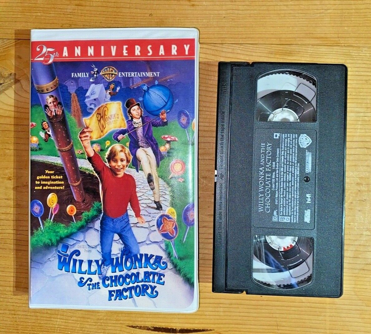 Willy Wonka The Chocolate Factory VHS (1988) VHS Video Tape, 41% OFF